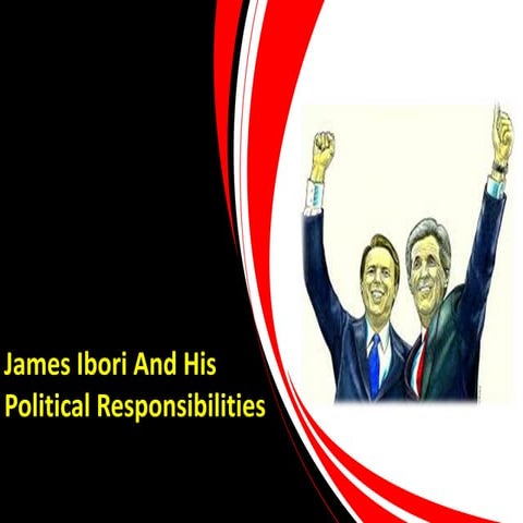 James ibori and his political responsibilities | PPT