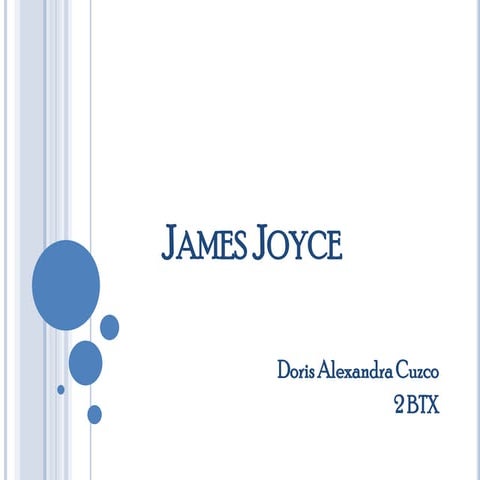 James joyce | PPTX