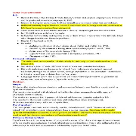 James Joyce | PDF