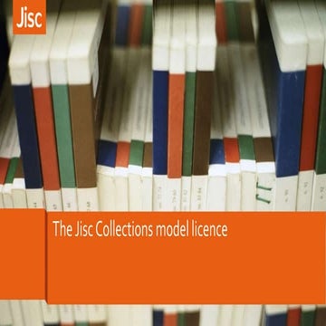 The Jisc Collections model licence | PPT
