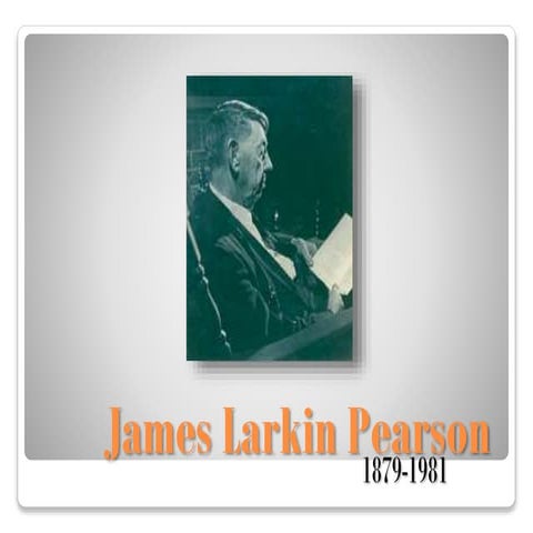 James Larkin Pearson | PPTX
