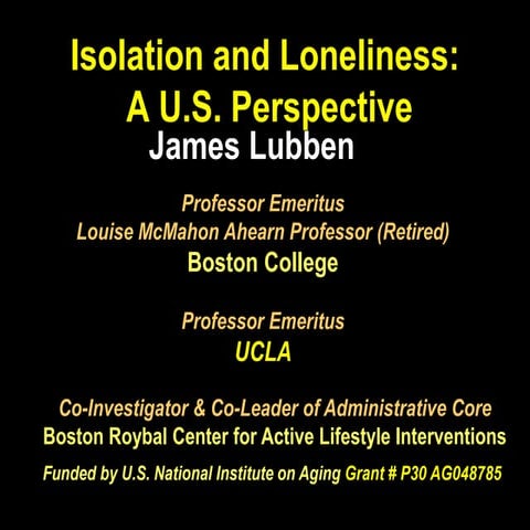 James Lubben | PDF