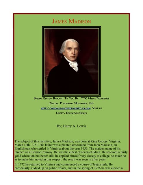 James madison | PPT