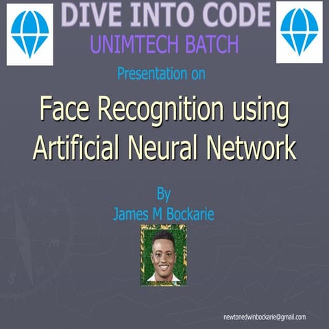 FACE RECOGNITION USING NEURAL NETWORK | PPTX