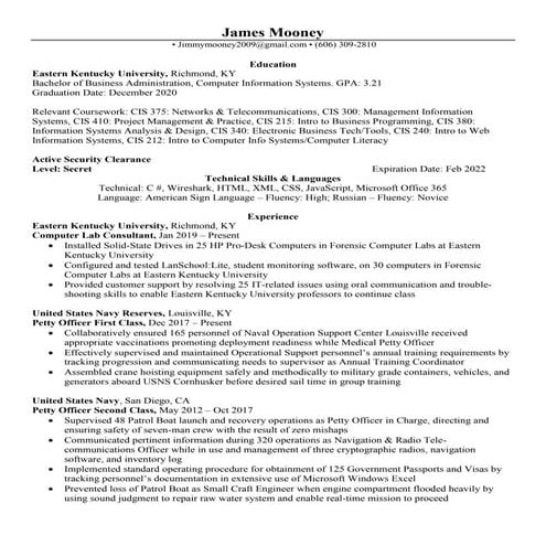 Eric Jordan - Resume | PDF
