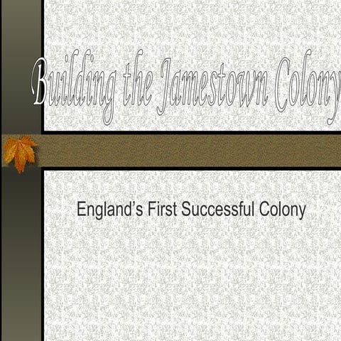 Jamestown | PPT