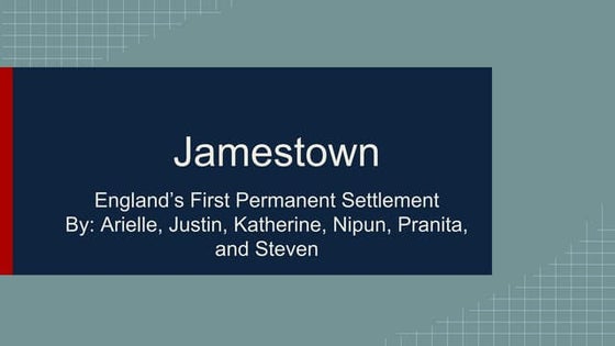 Jamestown 1607 | PPT