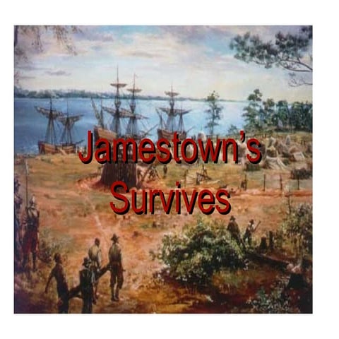 Jamestown survives notes | PPT