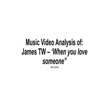 Lyric analysis | PPTX