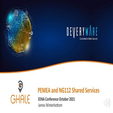 EENA 2021: Industry session - Emergency apps (2/3) | PPT