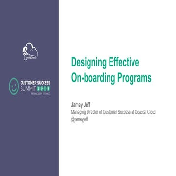 Designing Effective Onboarding Programs | PPT