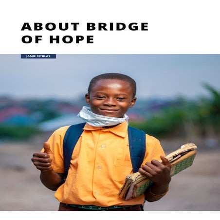 About Bridge of Hope | PDF