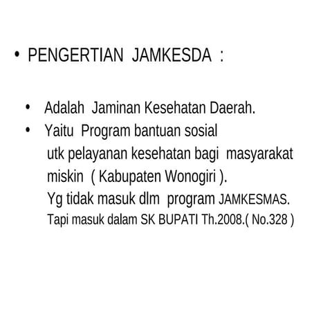 Jamkesda | PPT