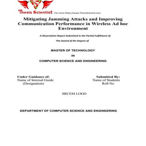 Jamming Attacks In Wireless Networks Pdf