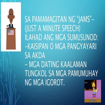 Just a Minute Speech | PPTX