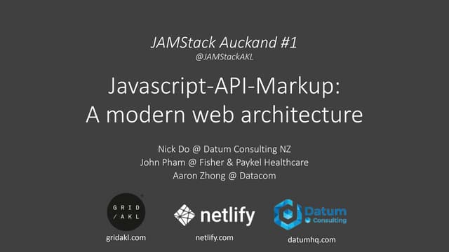 JavaScript-API-Markup: A modern Web architecture | PPTX | Web ... JavaScript-API-Markup: A modern Web architecture | PPTX | Web ...