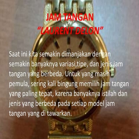 Jam tangan | PPTX