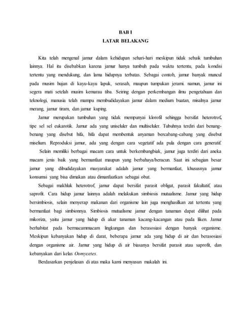 Presentasi Jamur (fungi) | PPTX