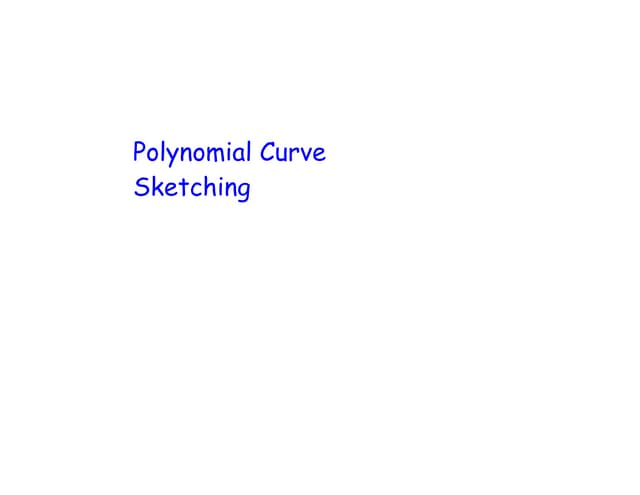 Graphing polynomial functions (Grade 10) | PPTX | Computing | Technology & Computing