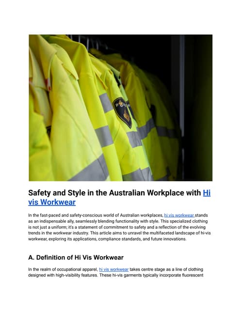 Important workwear tips | PPTX