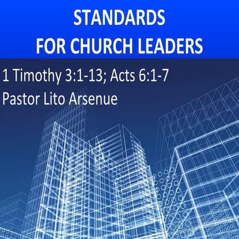 Standards for Church Leaders | PPT