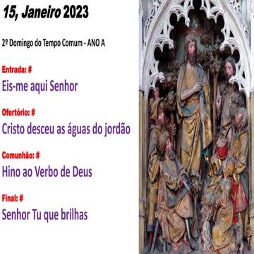 Sunday Portuguese Mass | PPTX