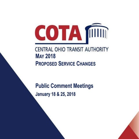 May 2018 Public Comment Meeting Presentation | PPT