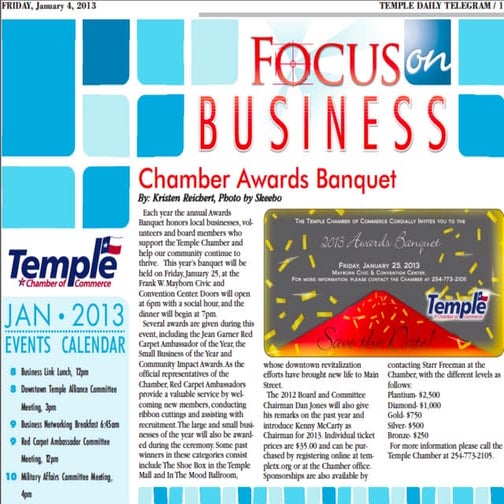 Jan 2013 focus article | PPT