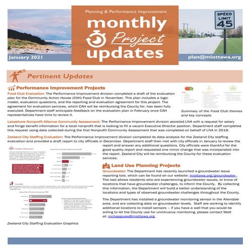 Ottawa County, Michigan, Project Updates Newsletter | PDF | Agriculture ...