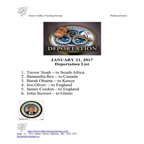 Jan 21 2017 deportation list | DOCX