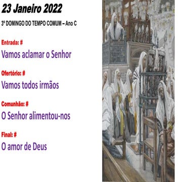 Sunday Portuguese Mass | PPTX