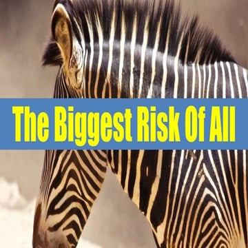 How To Avoid The Biggest Risk In Life | PPTX