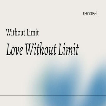 Love without Limit | PPT
