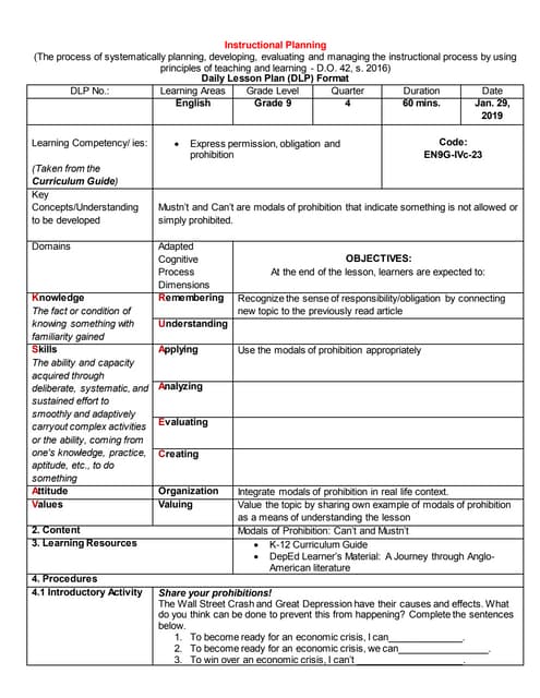 English-MELCs (1) learning competency 2023 | PDF