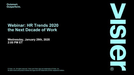 Infographic: Top 10 HR Trends 2020 | PDF