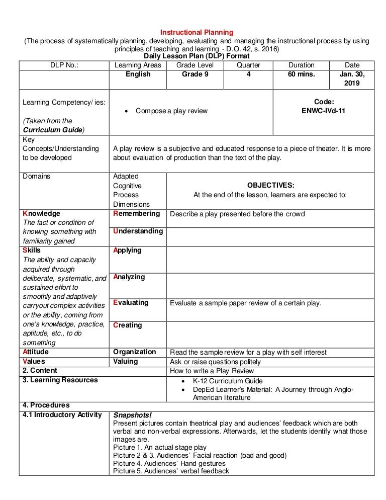Daily Lesson Plan In Grade 9 English Lesson Plan Behavior Modification daily-lesson-plan-in-grade-9-english-lesson-plan-behavior-modification