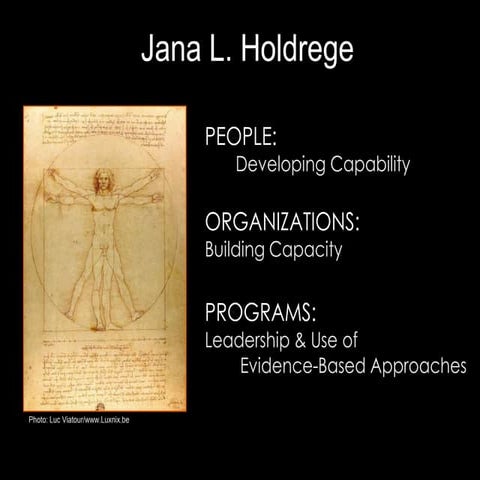Jana holdrege professional_accomplishments | PPT