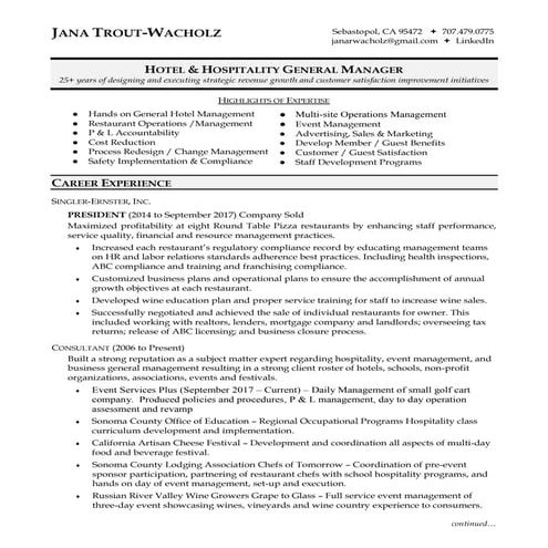 Jana Trout-Wacholz Resume | PDF