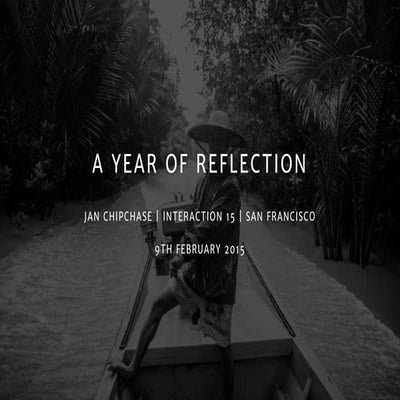 A Year of Reflection | PDF