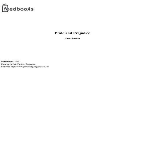 Jane+austen+ +pride+and+prejudice | PDF
