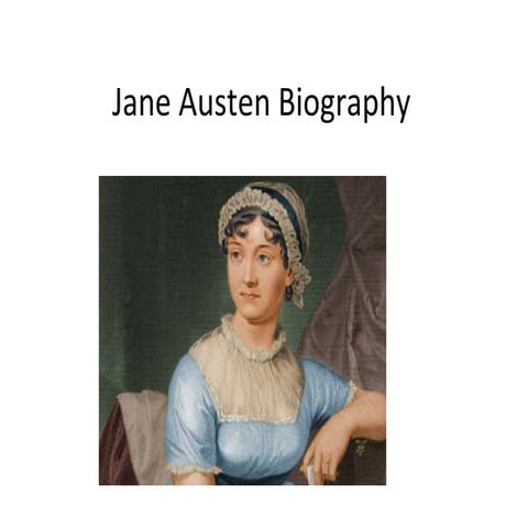 Jane austen biography | PPT