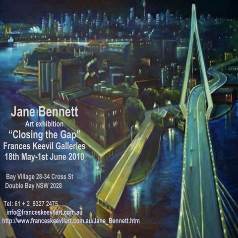 Art exhibition by Jane Bennett "Closing the gap-Industrial Heritage of ...