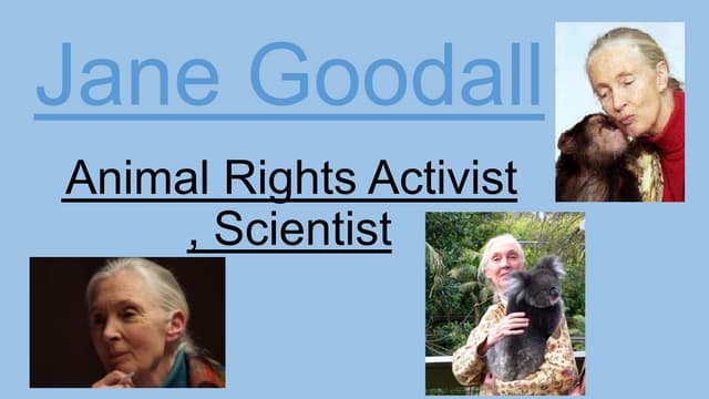 Jane Goodall | PPT