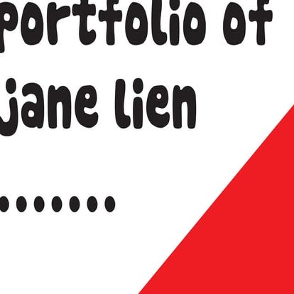 Jane's portfolio | PPT