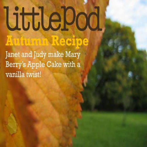 Janet and Judy make LittlePod Apple Cake | PDF