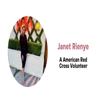 Janet Rienye - A American Red Cross Volunteer | PDF