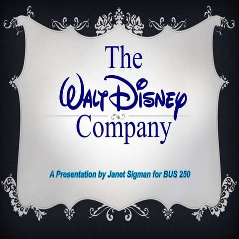Disney Presentation | PPTX