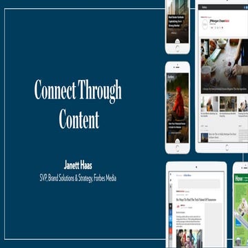 Janett Haas, Forbes - THE FUTURE OF NATIVE CONTENT - HOW FORBES IS ...