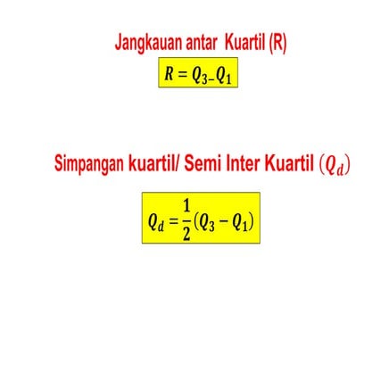 Jangkauan Kuartil Matematika Kelas XII K.13