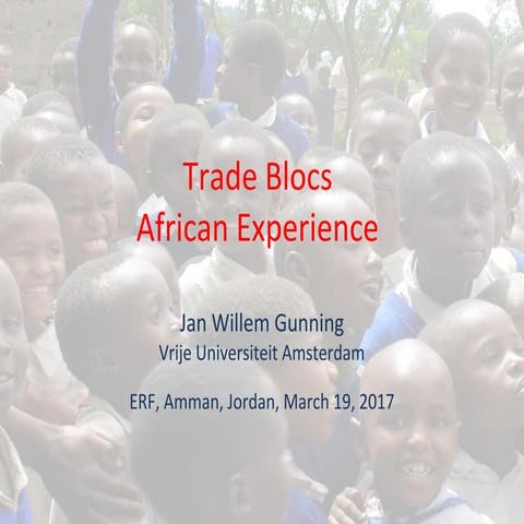 Trade Blocs African Experience | PPT | Government Support and Welfare ...
